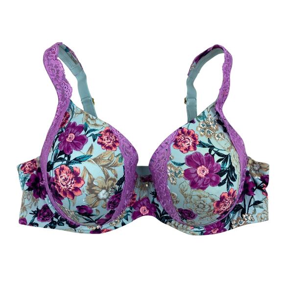Soma | Intimates & Sleepwear | Soma Womens 4d Blue Purple Floral ...